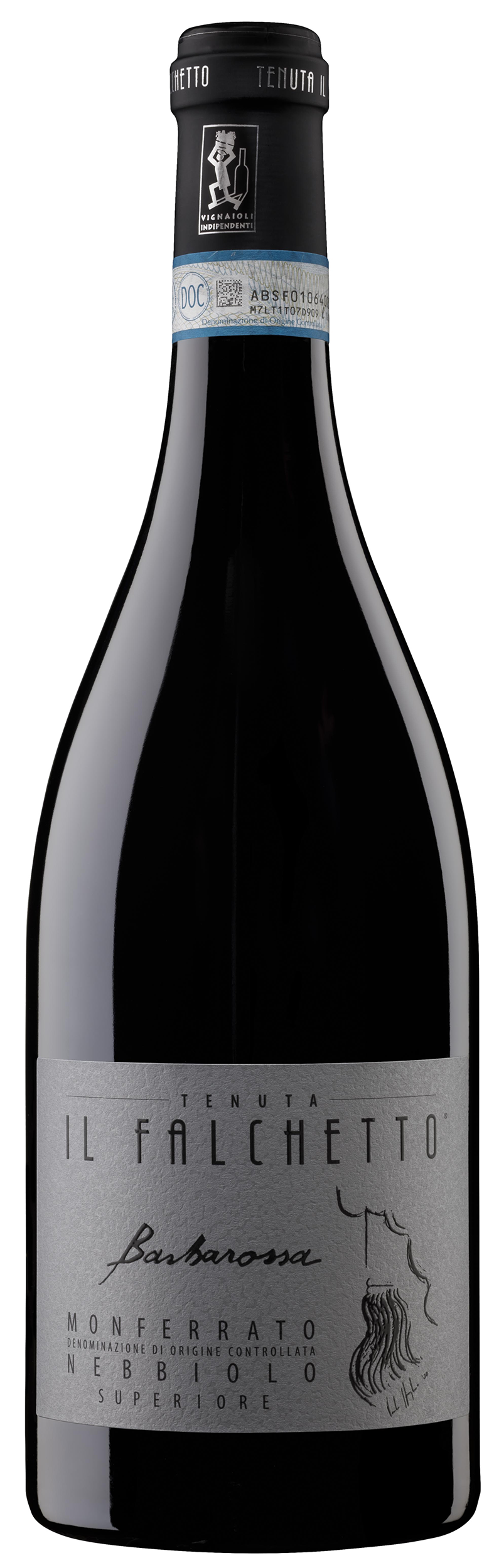 Il Falchetto Barbarossa Monferrato Nebbiolo Superiore - VINGRUPPEN I NORDEN